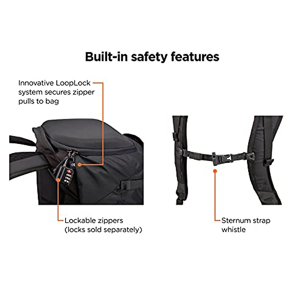 Thule Landmark 60L Travel Pack, Obsidian