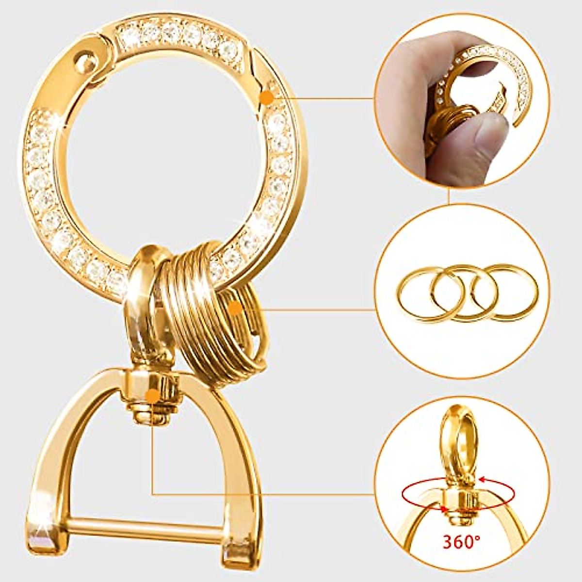 Key Fob Cover for Chevrolet, 5 Button Key Case with Keychain fit for Chevrolet Suburban Tahoe Traverse Cadillac Escalade SRX GMC Acadia Yukon Saturn Outlook Enclave