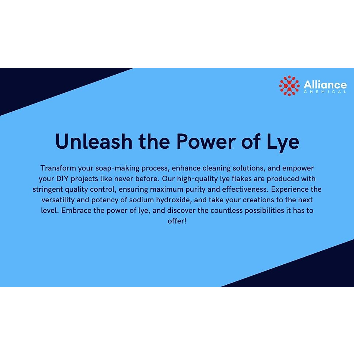 Sodium Hydroxide Flakes - Water Treatment Grade - 8 Pack (16LB Total) - Pure Caustic Soda - for Soaps, Drain Cleaner, Textiles, Water Treatment