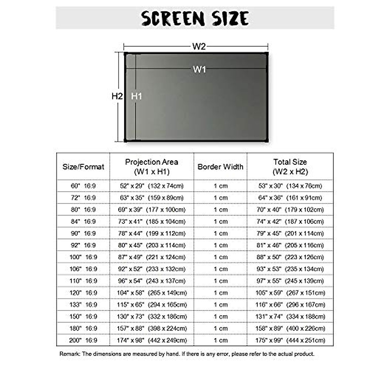 LIRUXUN Ambient Light Rejecting ALR 80 90 100 120 133 Inch Fixed Thin Frame Projector Screen for Home Theater Projection (Size : 84 inch)
