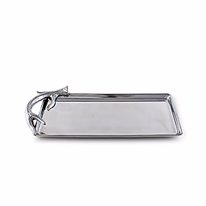 Arthur Court Designs Aluminum Deer Antler 12 inch x 6 inch