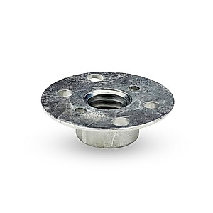 BHA Angle Grinder Ribbed Backing Pad for Resin Fiber Disc, 4.5" x 5/8"-11