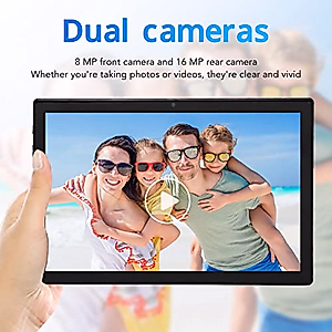 aqxreight Gaming Tablet Gold Color 10.1 Inch 7000mAh HD Tablet for Travel (U.S. regulations)