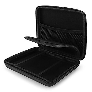 2Pcs Carrying Case for 2DS Console, EVA Hard Shell Carrying Case Portable Bag with Lacing for 2DS Console and Accessories(Black) [video game]