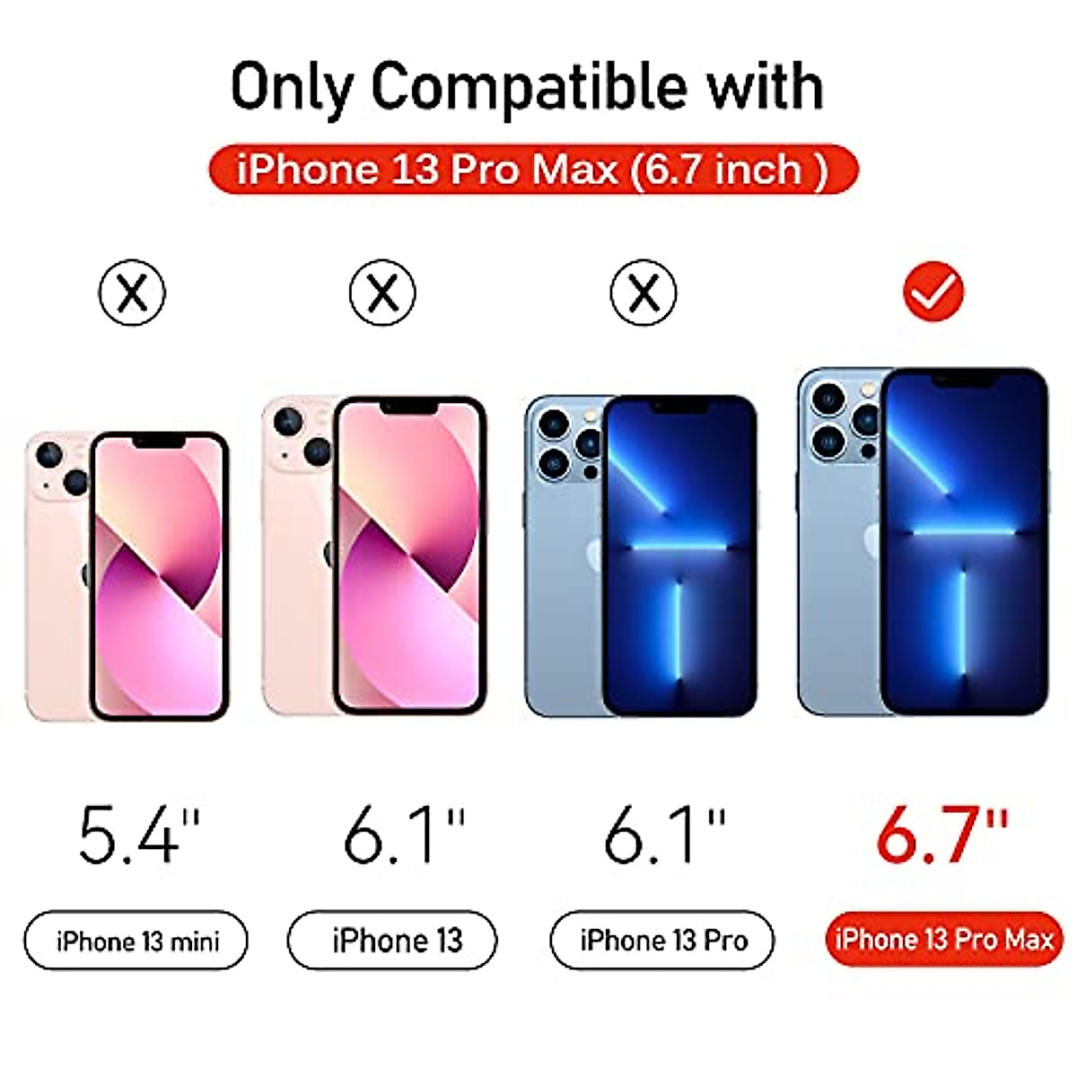 ivoler[4+2Pack]Screen Protector Compatible With iPhone 13 Pro Max 6.7‘’[4 Pack]with [2 Pack] Camera Lens Protector, HD Tempered Glass Film With Align Frame, 9H Hardness, Bubble Free,Scratch Resistant