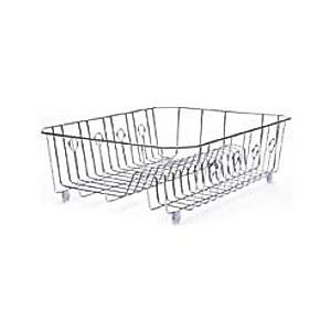 Rubbermaid 6032ARCHROM Large Chrome Dish Drainer