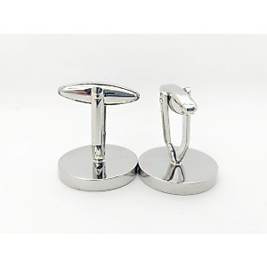 Worldcoincufflinks Rhodium Plated Birthday/Anniversary For Men 1973 Genuine in Silver Box