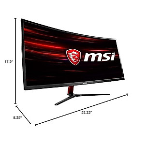 MSI Non-Glare Ultrawide 21: 9 Screen 8ms 3440 X 1440 100Hz Freesync 3K Resolution 34" Curved Gaming Monitor (Optix MAG341CQ)
