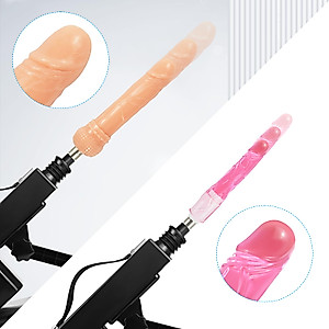 Sex Machine Gun Thrusting Sex Machine Automatic Thrust Dildo Move 400 Times/Minute Speed Adjust Thrusting Dildo Sex Machine for Women and Men Sex Toy with 3XLR Attachments Sex Thrusting Machine