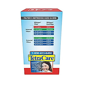 Tetra Whisper Bio-Bag Filter Cartridges For Aquariums - Ready To Use Small
