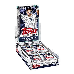 2025 Topps Series 1 Baseball Trading Card MLB Hobby 20 Pack Box (1 Autograph or Relic)