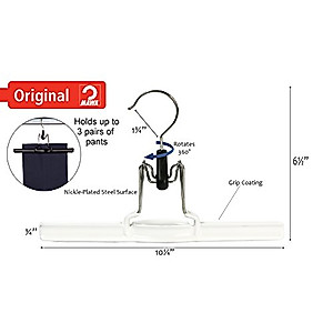 MAWA Mat Clothing Hanger, Set of 5, White