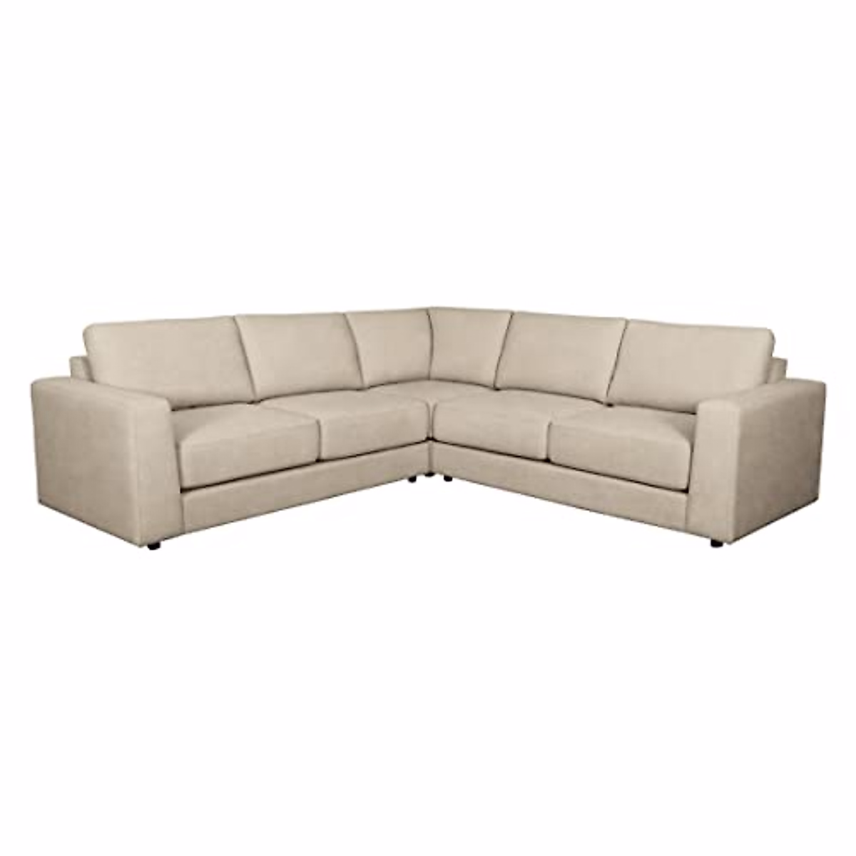 Abbyson Living Elliot Sofa - Transitional Design, Fabric, Stain Resistant, Sand