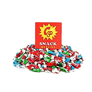 Tootsie Roll Frooties Famous 4 Flavors Variety Bag - Blue Raspberry-Fruit Punch-Green Apple-Strawberry - 28oz - 1.75Lbs of Bulk Candy Individually Wrapped Taffy - Snack Hotline