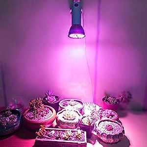 Junluck from Seeding to Harvest Plant Grow Light, Grow Lamp, DIY Hydroponics, Bonsai for Small Grow Box for Greenhouse Hydroponic Indoor Plants Veg Flower Grow Tent