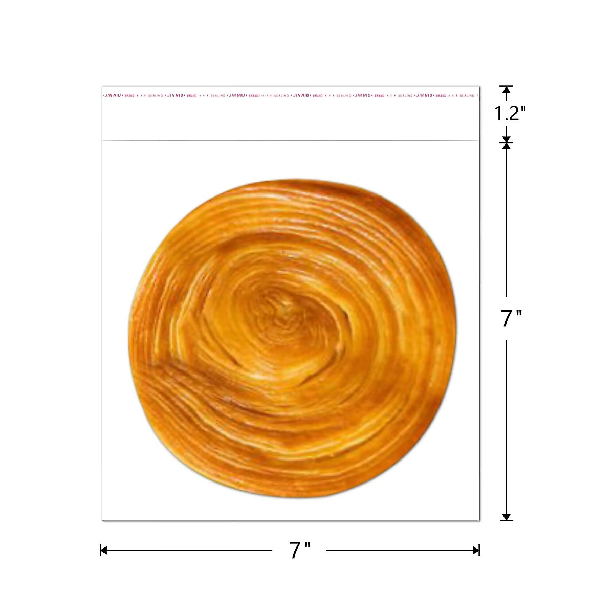 Square Clear Resealable Cello Cellophane Bags 7x7'' 200Pcs Self-Sealing OPP Bags Adhesive Seal Fresh Plastic Cello Bags for Bakery Candle Soap Cookie 10 Sizes to Choose from