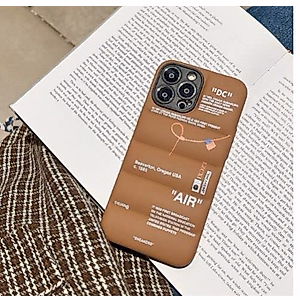 IAIYOXI Puffer Case with Sports Shoes Brand Design for iPhone 13 Pro Max,Sneakers Ins White or Black Label Soft Cover-Black Puffy Cover for iPhone 14 13 12 11 Pro Max Plus X XS XR 7 8 (Black)