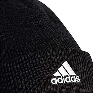 adidas Men's Team Issue Fold Beanie, Black/White F21, One Size