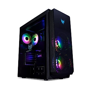 Acer Predator Orion 5000 PO5-650-UR12 Gaming Desktop | 13th Gen Intel Core i7-13700F 16-Core | NVIDIA GeForce RTX 4070 Ti | 16GB DDR5 | 1TB PCIe Gen4 SSD | Intel Wi-Fi 6E | RGB Keyboard & Mouse,Black