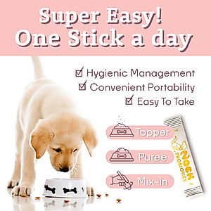 NOCK Probiotics for Dogs,Improve Kidney Function, Support Urinary Tract Health Supplement for Your Dogs Stomach, Intestine Health(220 Billion CFUs Per)