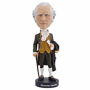 Royal Bobbles Alexander Hamilton Bobblehead, Premium Polyresin Lifelike Figure, Unique Serial Number, Exquisite Detail