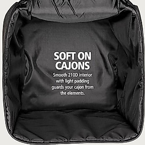 Meinl Percussion Cajon Box Drum Backpack Bag — Standard Size — Heavy-Duty Fabric and Adjustable Shoulder Straps (MSTCJB-BP)