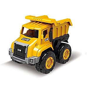 QUQUTWO Fire Truck Set Excavator Ladder Fire Truck Garbage Truck Great Alloy Non-Toxic ABS Birthday Gifts for Children Rubbish Truck
