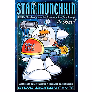 Steve Jackson Games Star Munchkin Card Game (Base Game) | Adult, Kid & Family Card Game | Fantasy Adventure Roleplaying Game | Ages 10+ | 3-6 Players | Average Play Time 120 Minutes | from