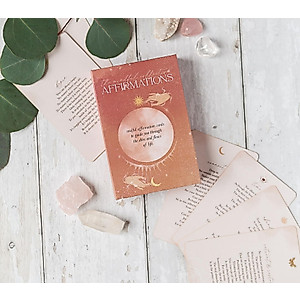 Daily Affirmation Cards for Women - Motivational Cards, Positive Affirmations Cards. Inspirational Manifestation Cards, Thoughtful Spiritual Gifts for Women, Self Care Inspirational Gifts for Women