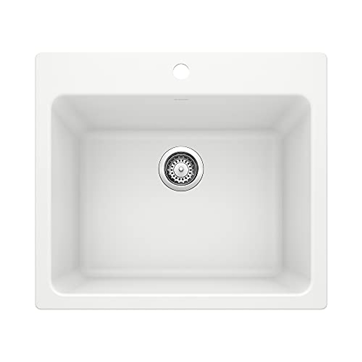 BLANCO 401927 LIVEN Drop-in or Undermount Laundry Sink, 25" L x 22" W x 12" D, White