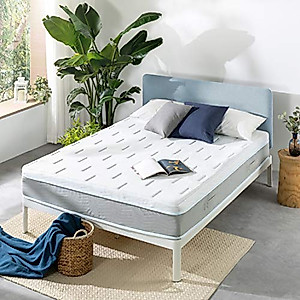 Mellow 10 Inch OLAF Gel Memory Foam Mattress with Cooling Fabric, Made in USA, CertiPUR-US Certified Foams, OEKO-TEX Certified Eco Cover, Quilted Comfort Top, Full