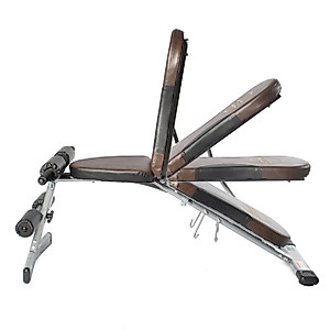 CAP Barbell Flat/Incline/Decline Bench, Brown