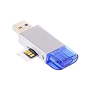 JSER USB-C Type C USB 2.0 to NM Nano Memory Card & TF Micro SD Card Reader Compatible for Huawei Cell Phone & Laptop