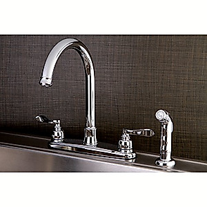Kingston Brass FB7791NFLSP Nuwave French 8-inch Centerset Kitchen Faucet, Chrome