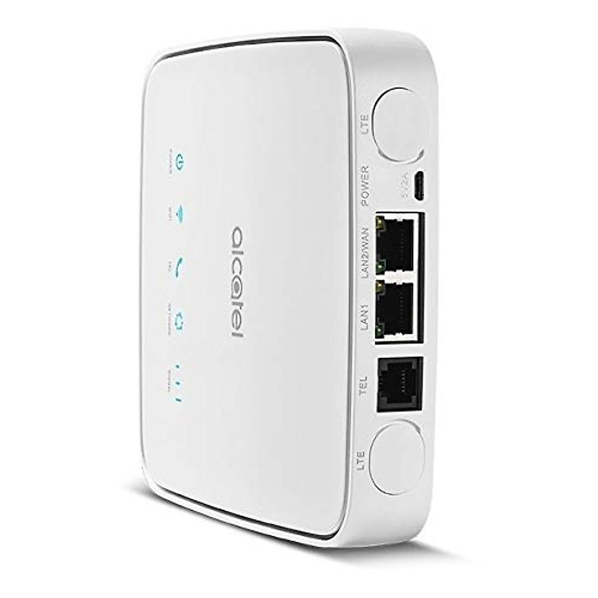 Router Alcatel Link Hub 4G LTE Unlocked Worldwide HH41NH Multibam 150 Mbps Wi-Fi (4G LTE USA Latin Caribbean Euro Asia Africa) + RJ45 Up to 32 Users HH41NH-2BTGMXA-1