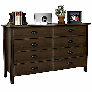 Venture Horizon 8 Drawer Nouvelle Dresser Walnut