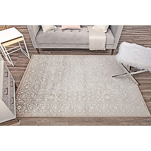 Rugs America LX20A Vanilla Vintage Transitional Area Rug 9' x 12'