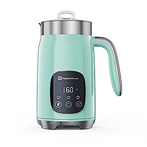 Maestri House Milk Frother, Variable Temp and Froth Thickness Milk Frother and Steamer, 14.1OZ/400ML Smart Touch Control Foam Maker, Memory Function for Latte, Warm Milk, Hot Chocolate
