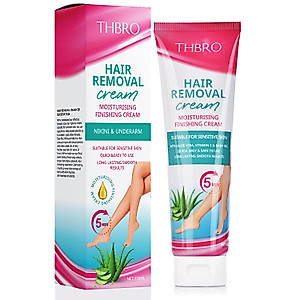 THBRO Hair Removal Cream-Painless Flawless Depilatory Cream, Skin Friendly Hair Remover Cream For Women and Men for Bikini Arm Leg Armpit