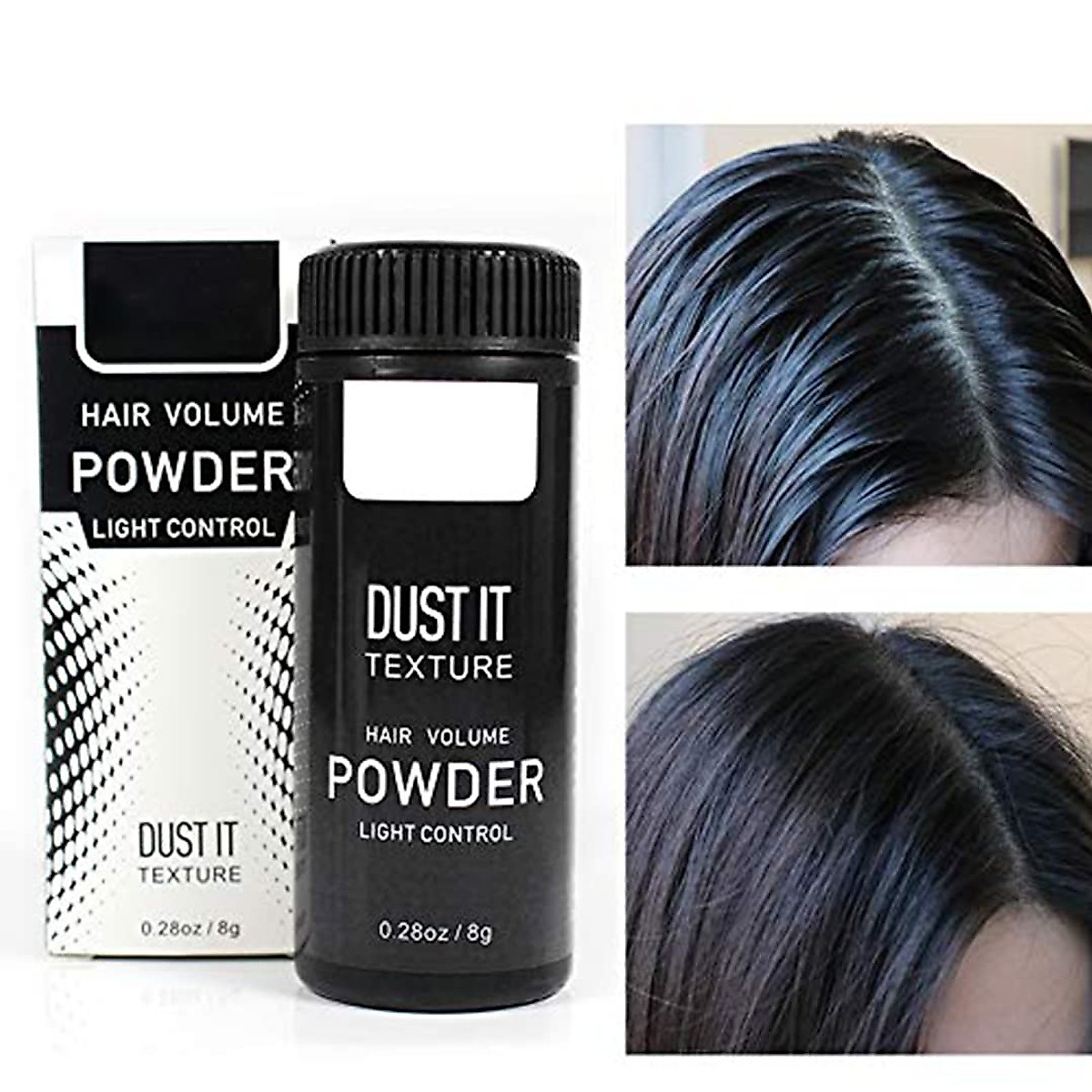 Styling Volume Powder for Soft & Fluffy Hair All Day - 8g Root Lifting Powder, No Mess Dust Application