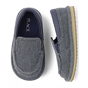 The Children's Place,and Toddler Boys Slip On Shoes,Navy,5 Years