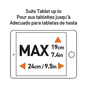 Dreambaby Reversible Car Back Seat Rear View Mirror - 2 in 1 Function - Tablet Holder & Safety Mirror - Grey - Model L1215