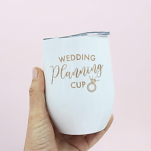 The Paisley Box Bride Cup - Wedding Planning Cup, Wedding Planning Glass, Bride Wine Tumbler, Gifts for Bride, Mrs Cup, Wedding Planning Gifts for Bride