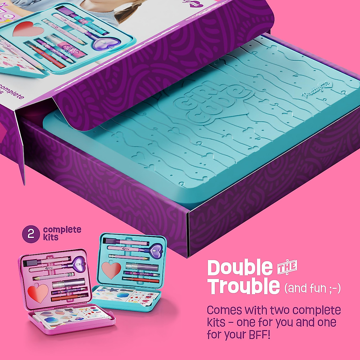 Pretty Me Secret Messaging Kit for Girls - Gifts Ideas for Birthday - Ages 7-14+ Year Old Girl - Best Cool Stuff Toys Kits for Friends, BFF, Teen, Teenager, 7 to 14 Olds