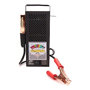Battery Tender Battery Load Tester 12 Volt at 100 Amps / 6 Volt at 50 Amps Battery Tester - Includes Alligator Clamps - 12V or 6V Battery Health Checker, Check Starter Motor Draw - 026-0020