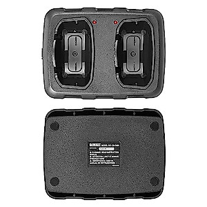 DEWALT DXFRS800 2 Watt Heavy Duty Walkie Talkies - Waterproof, Shock Resistant, Long Range & Rechargeable Two-Way Radio with VOX (2 Pack)