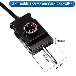 Masterbuilt Smokers Turkey Fryers Thermostat Analog Control with Power Cord Electric Smoker and Grill Heating Element