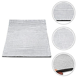 balacoo Reptile Heat Pad Small Animal Warm Pad Parrot Mat Mini Pet Pad Winter Insulation Thermal Pad Outdoor Heated Pad Small Pet Cage Liner for Rabbit Hedgehog 42x28cm Silver Terrarium Heating Pad