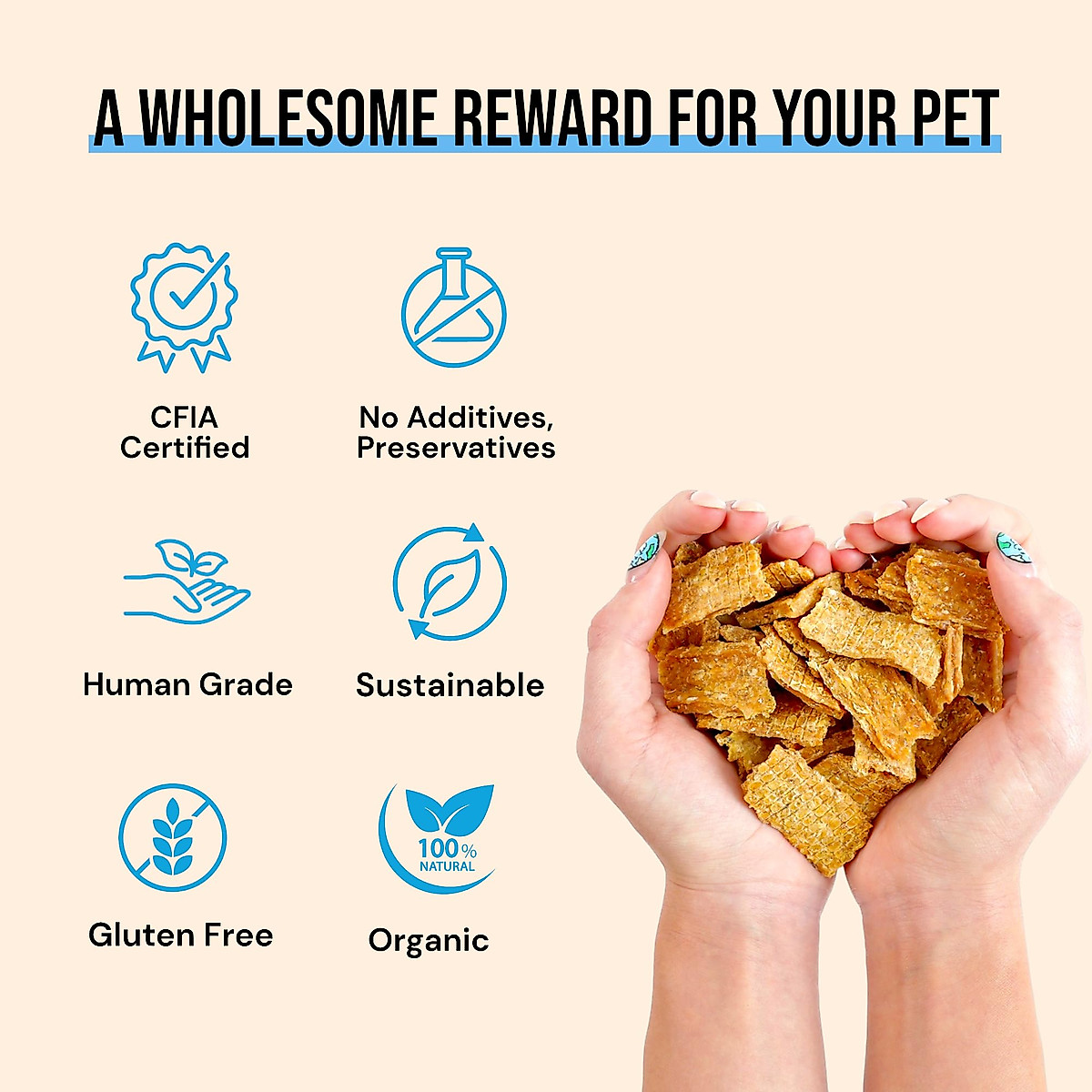 Happy Pet Happy Planet Dehydrated Walleye Fish Dog Treats Bundle - Grain-Free, High Protein, Human Grade, Natural, Supports Skin, Coat & Dental