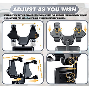 Baby Mirror for Car, ATOROBROS Baby Car Camera for Rear-Facing Seat with 4.3'' HD Display, Upgrade 360° Rearview Mirror Display Bracket, Easy and Safe to See Baby while Driving